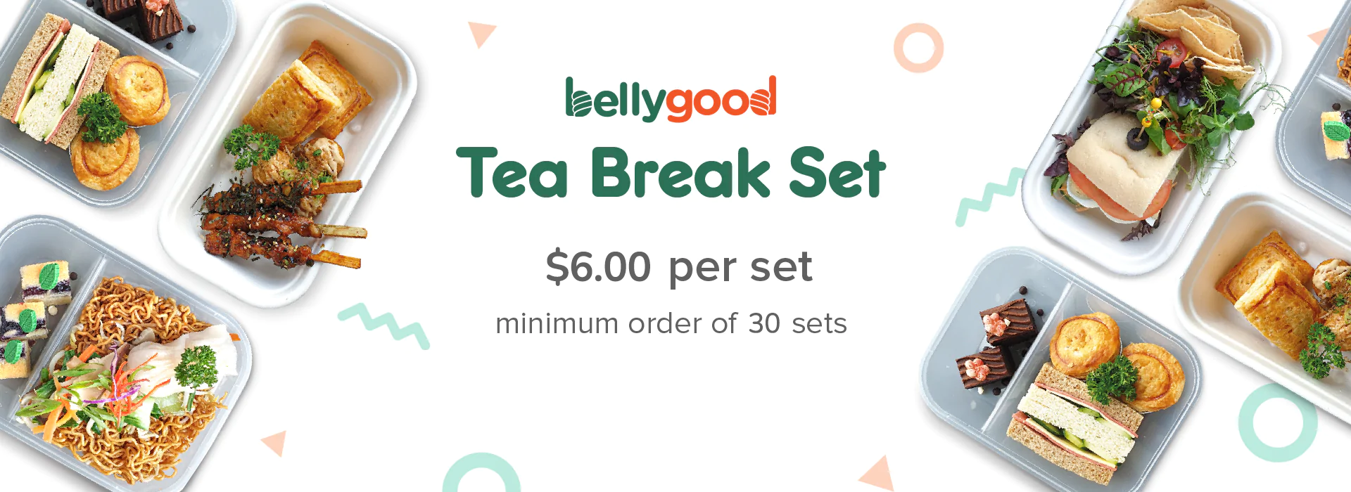 Morning Tea Break Set 18 April – Bellygood Caterer